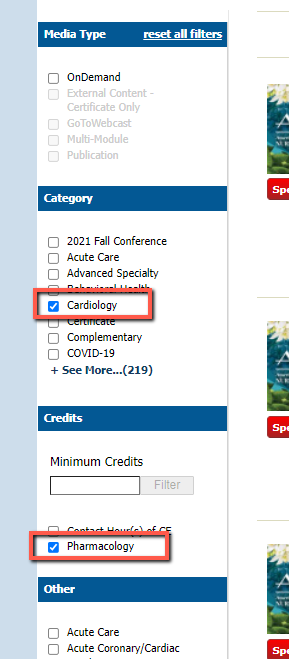 Find Continuing Education(CE) Activities Based on a Topic or Area of ...